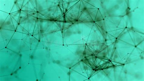 Volume Composition Based On Plexus Technology Stock Footage Video Of