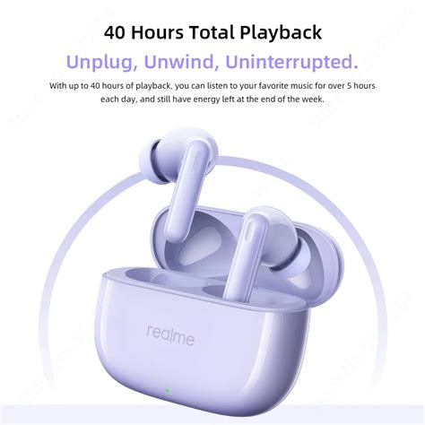 Наушники Realme Buds T310 True Wireless, TWS с активным шумоподавлением ...
