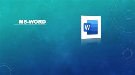 Lesson 1 Understanding Ms Word 2016pptx Desktop Publishing