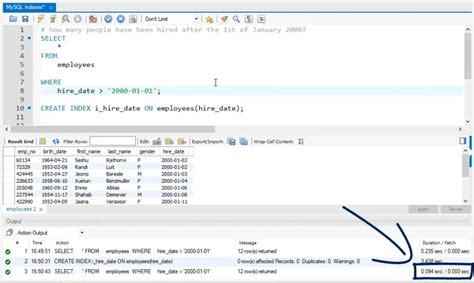 Working With Indexes In MySQL Data Science