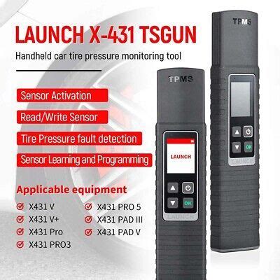 Ebay Launch X431 Tpms Tire Pressure Detector Terminator Sensor Activator Programming Artofit