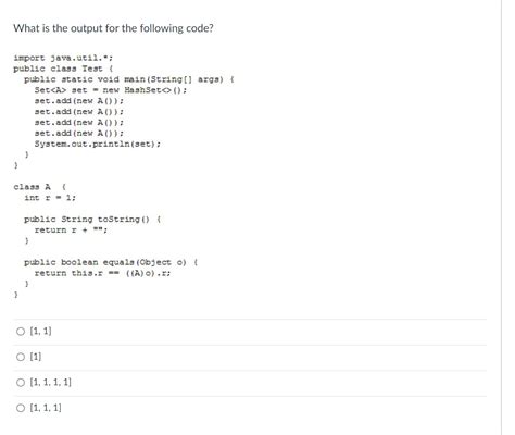 Solved What Is The Output For The Following Code Import