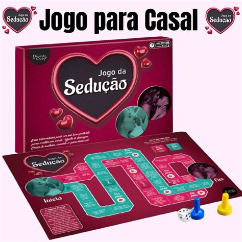 Jogo Erótico Para Casal Jogo Da Sedução Tabuleiro Diversão Para Casais Namorados Diversão Ao