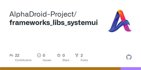 GitHub AlphaDroid Project Frameworks Libs Systemui