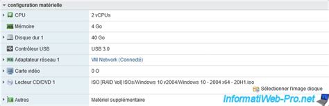 Gérer Ses Machines Virtuelles Depuis Le Client Web Vmware Host Client Sous Vmware Esxi 67