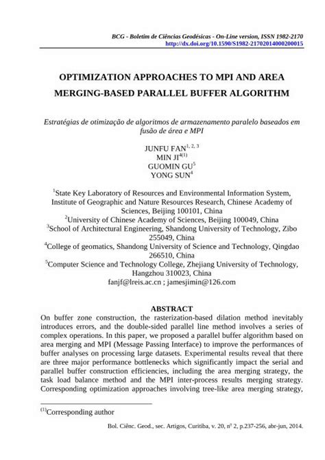 pdf optimization approaches to mpi and area optimization