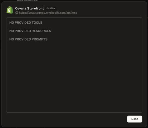 Storefront Mcp As Claude Desktop Extension Mcp And Llm Shopify