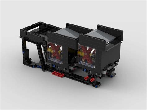 Lego Moc Pneumatic Scissor Stepper Gbc By Kinbricks Rebrickable Build With Lego