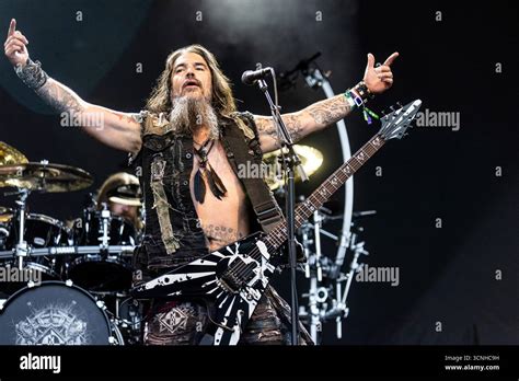 Robb Flynn Of Machine Head Performs During Louder Than Life Music