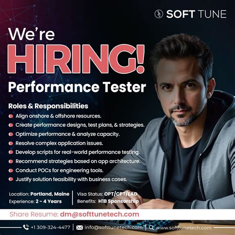 Softtune Technologies On Linkedin Hiringnow Performancetester Itjobs Portlandjobs Techcareers…