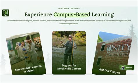 Unity Environmental University Website Design Analysis Designrush