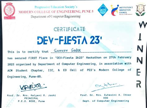 Sameer Godse On Linkedin Connections Coding Learning Hackathon Acm Winner