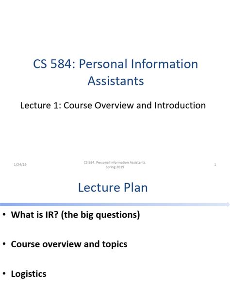 Lecture1 Introduction Pdf