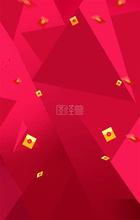 背景图竖版 质感红色中国风竖版背景图在线图片制作 图怪兽