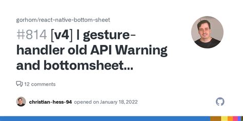 V4 Gesture Handler Old Api Warning And Bottomsheet Doesnt Render