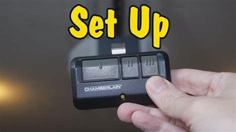How To Program A Remote For A Chamberlain LiftMaster Craftsman Garage Door Opener Setup