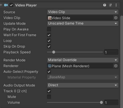Augmented Reality Vuforiaunity Video Play Back Wont Display Video