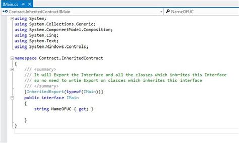 Getting Started With Mef To Load Wpf User Controls From Dll In Vs 2012