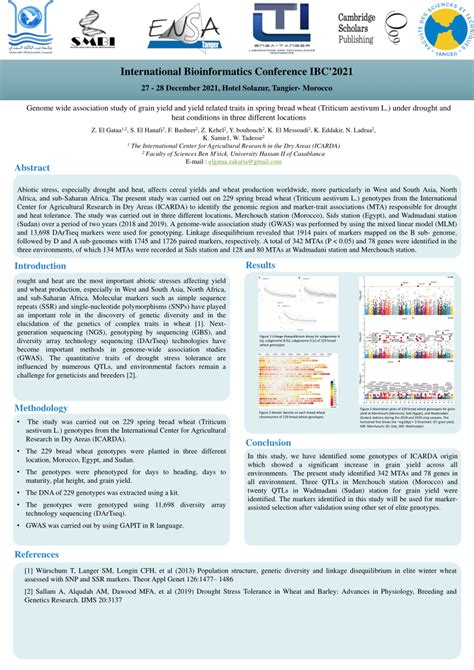 Pdf International Bioinformatics Conference Ibc2021