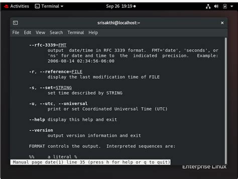 Linux Date Commands Arth 2 0 — Task 1 4 By Sri Sakthi C B Medium