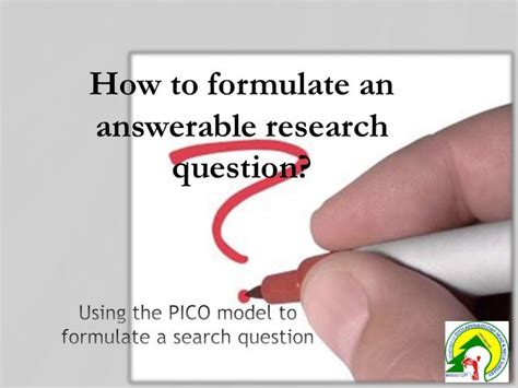 pico research question