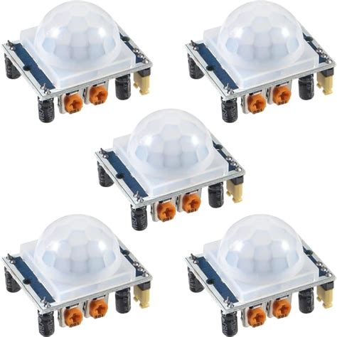 5 Stk Hc Sr501 Pir Infrarød Sensor Ir Human Body Motion Module Til