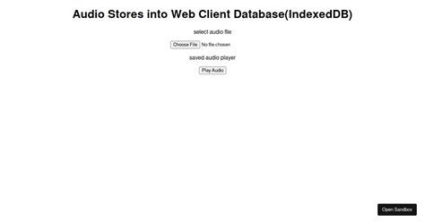 Indexeddb With Dexiejs React Codesandbox