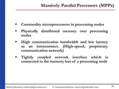 Designing Cluster Computers And High Performance Storage Architectures Ppt Download