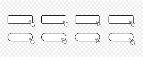 Premium Vector Click Here Button With Hand Or Mouse Cursor Click