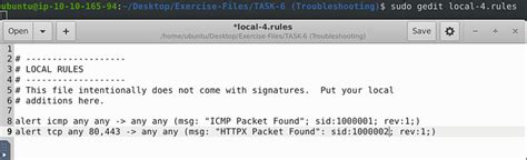 Tryhackme Snort Challenge — The Basics — Task 6 Troubleshooting Rule