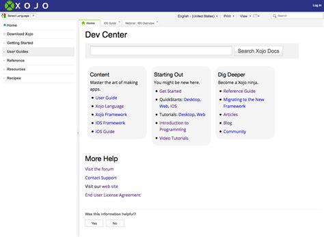 Using The Ios Documentation Xojo Programming Blog