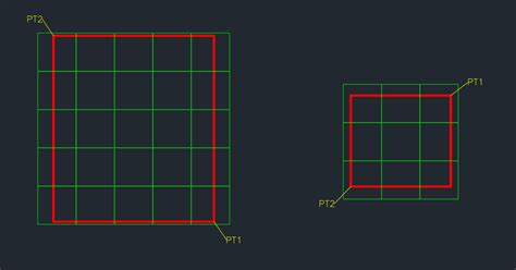 solved arrangement of rectangles from two points autodesk community
