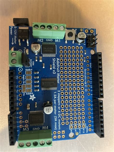 Adafruit V3 Motor Shield Programming Arduino Forum