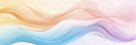 Abstract Pastel Wave Background Soft Dreamy Digital Art Soft Background Light Dreamy