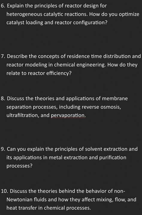 Solved Explain The Principles Of Reactor Design For Chegg