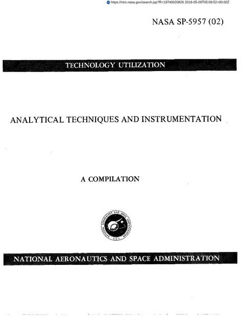 Pdf Analytical Techniques And Instrumentation · Pdf Filenondispersive Infrared Analyzer For