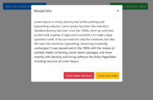 Show Hide Bootstrap Modal With JQuery