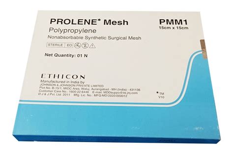 Synthetic Ethicon Prolene Mesh At ₹ 2350 Box In New Delhi Id 24574656312