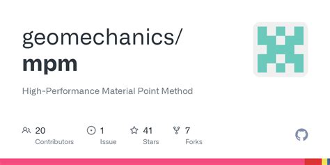 Github Geomechanics Mpm High Performance Material Point Method