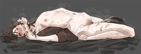 Rule 34 Ayhush Blue Eyes Brown Hair Discharge Dnd Dnd Character Fangs Fangs Bared Fangs Out