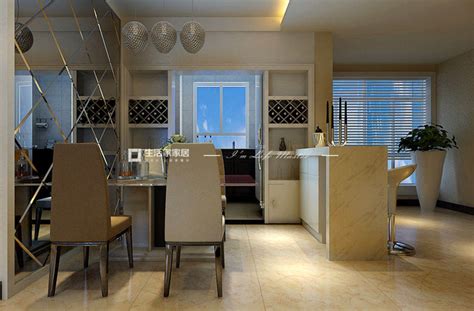 100平米三居室现代装修案例