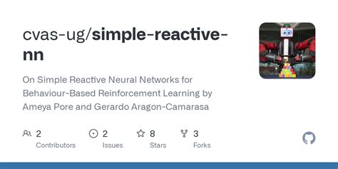 Github Cvas Ug Simple Reactive Nn On Simple Reactive Neural Networks