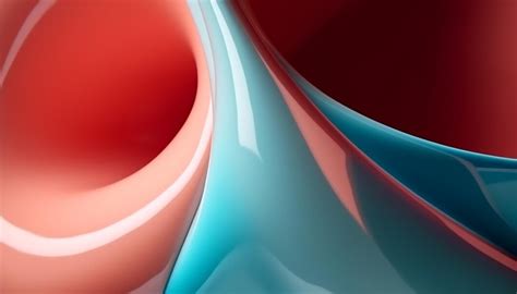 Premium Photo Smooth Blue Wave Pattern Backdrop Modern Design Generated By Ai