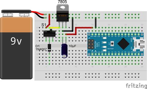 robô autônomo básico com arduino nano e sensor ultrassônico