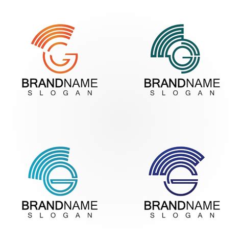 Premium Vector Letter G Signal Connect Circle Wireless Internet Wifi Logo Design Template