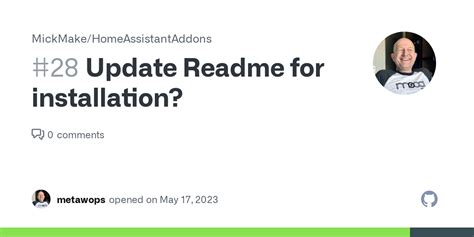 Update Readme For Installation · Issue 28 · Mickmakehomeassistantaddons · Github