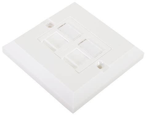 Buy Excel Single Gang LJ6C Bevelled Faceplat Comms Express