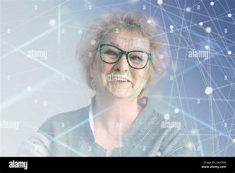 Future Face Detection Biometric Facial Recognition Id Information Security 3d Scanning Of