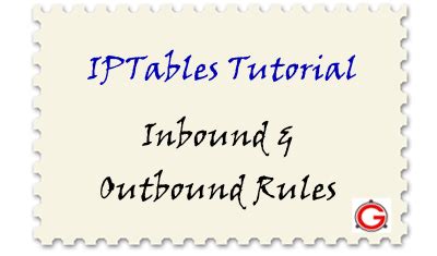 Linux IPTables Incoming And Outgoing Rule Examples SSH And