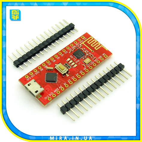 Мікроконтролер Arduino Nano 3 0 Atmega328 Ch340 Microusb з Nrf24l01 2 4g ніжки не розпаяні Id